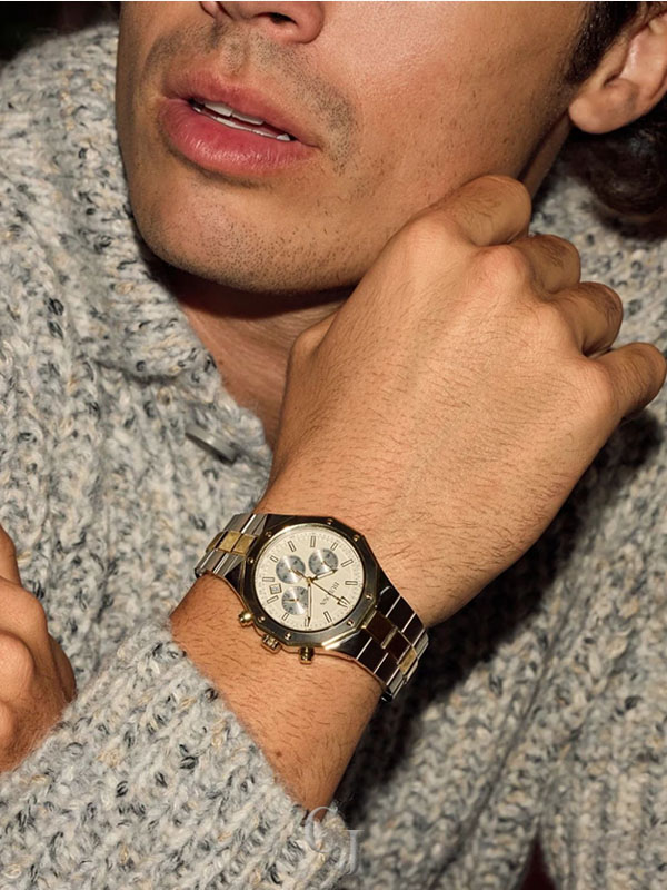 BULOVA PRESTIGE WHITE DIAL STAINLESS STEEL MEN’S WATCH 98B450 ...